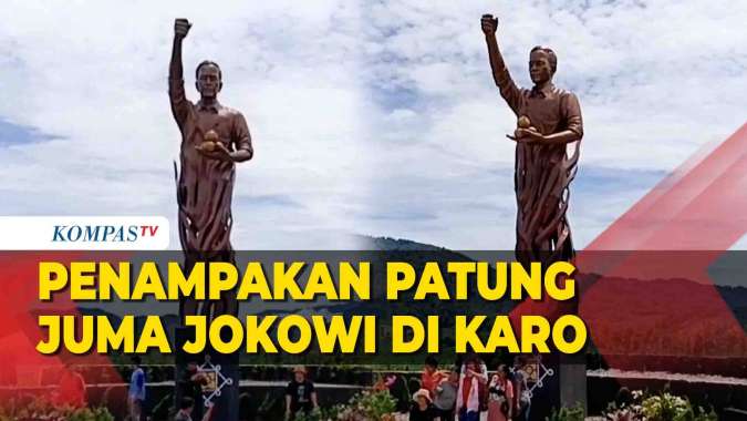 Penampakan Patung Juma Jokowi di Karo dan Sederet Fakta-faktanya