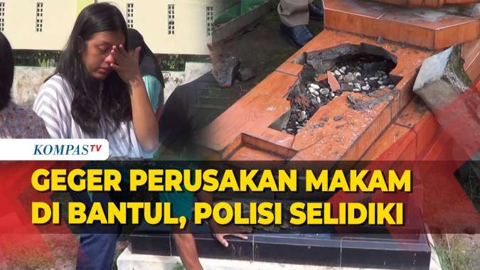 Heboh Perusakan Makam di Bantul, Polisi: Ada 10 Nisan yang Rusak dari Agama Tertentu