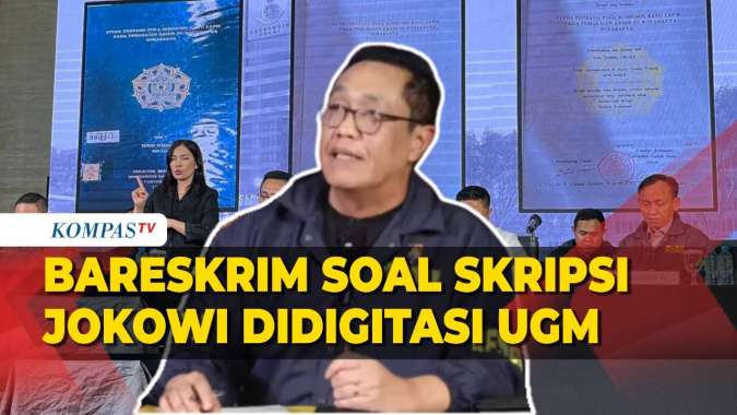 Terkuak! Bareskrim Polri Ungkap Skripsi Jokowi Diduga Didigitasi oleh UGM Tahun 2016