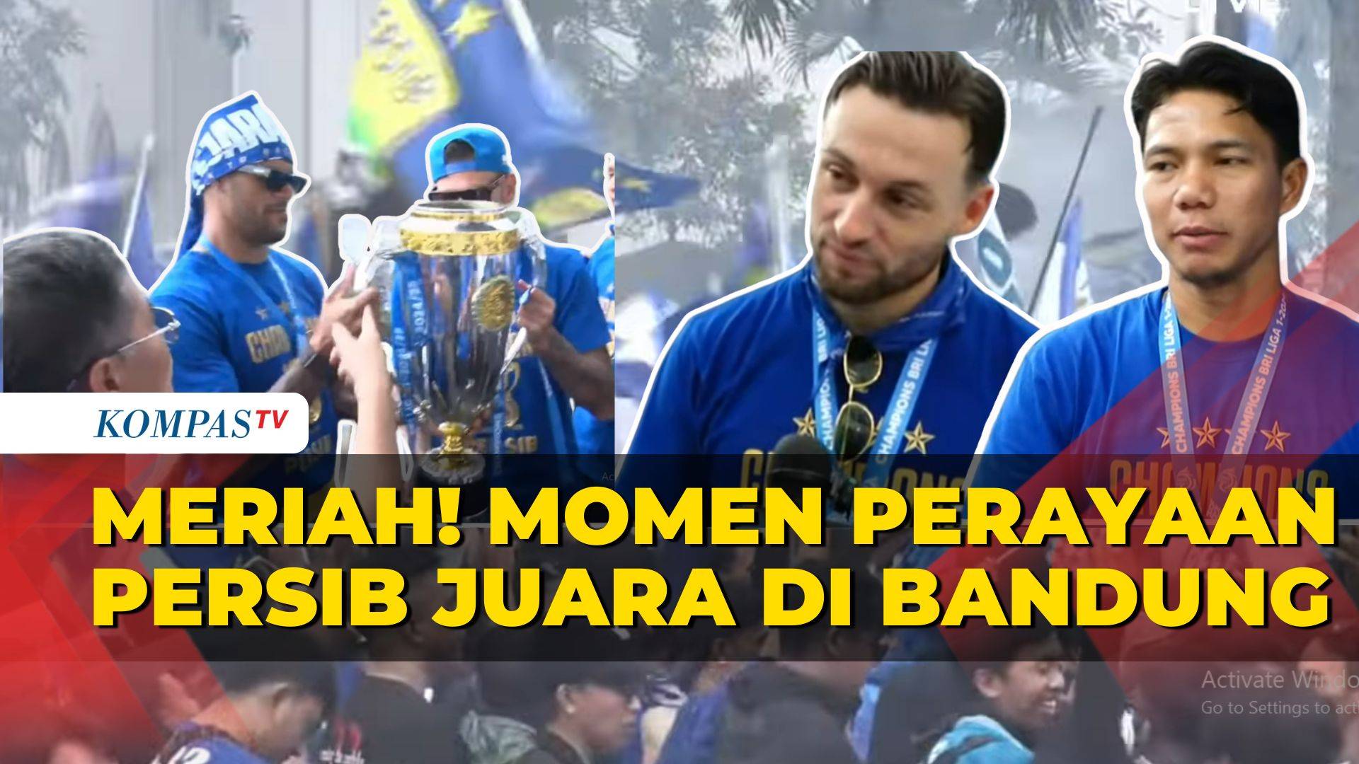 Video: [FULL] Pecah! Puncak Perayaan Persib Juara Liga 1 di Gedung Sate Bandung, Bobotoh Tumpah Ruah