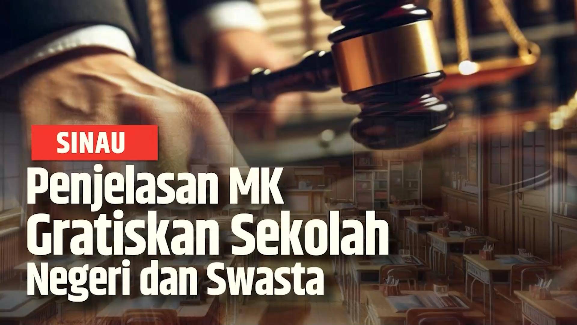 Video: MK Putuskan Sekolah Gratis SD-SMP, Begini Penjelasannya | SINAU