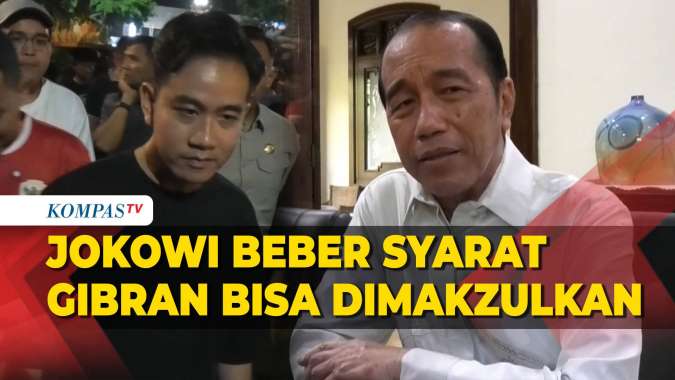 Jokowi Blak-blakan Soal Usulan ke MPR soal Pemakzulan Wapres Gibran