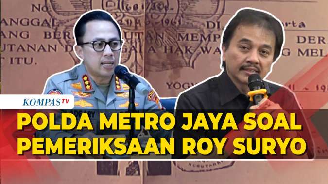Polda Metro Jaya Bicara Tunggu Roy Suryo untuk Diperiksa Jadi Saksi ...