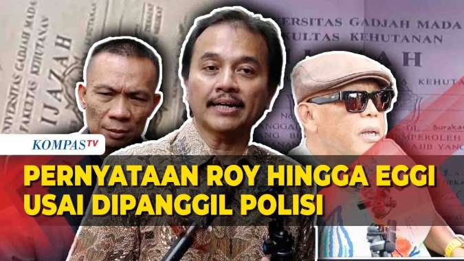 Kasus Ijazah Palsu Jokowi, Begini Pernyataan Roy Suryo Hingga Eggi Usai Dipanggil Polisi