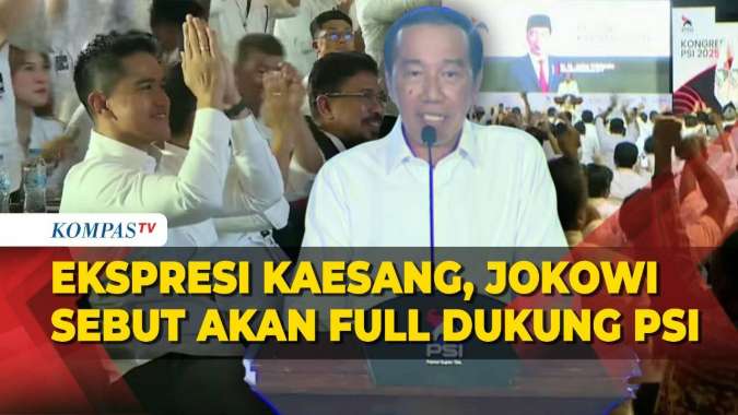 Reaksi Kaesang dan Kader PSI saat Jokowi Sebut akan Full Mendukung hingga Bekerja Keras