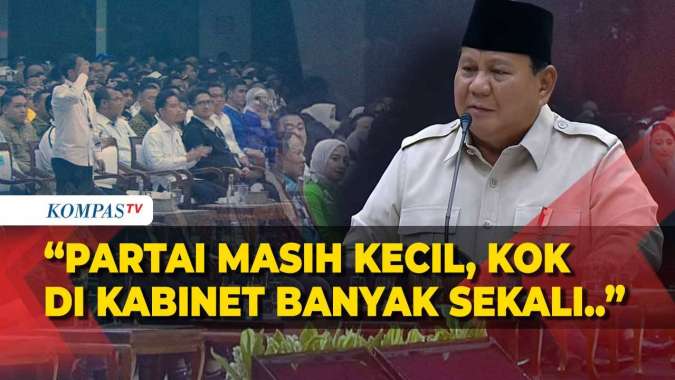 Presiden Prabowo: Ini Gimana Sih, PSI Partai Masih Kecil, di Kabinet ...