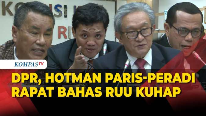 [FULL] DPR, Hotman Paris, Maqdir Ismail, hingga Sejumlah Pengacara Rapat Bahas RUU KUHAP