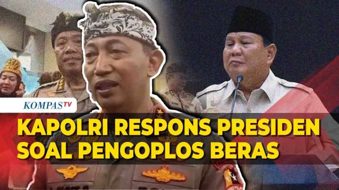 Kapolri Respons Perintah Presiden Prabowo soal Pengoplos Beras