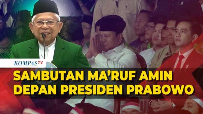 [FULL] Sambutan Ma ruf Amin Depan Presiden Prabowo: Singgung Politik ...