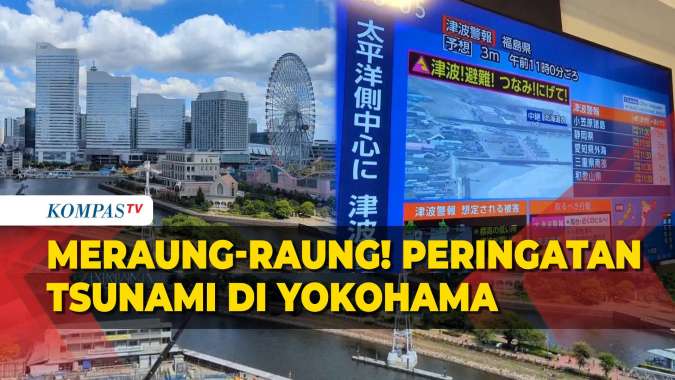 Detik-Detik Tsunami Hantam Jepang Usai Gempa di Rusia, Sirine Peringatan Menggema!