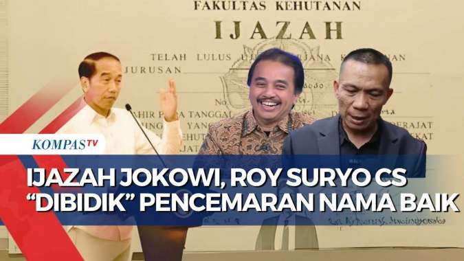 Polemik Ijazah Jokowi, Roy Suryo Cs Jalani Pemeriksaan di Kasus Pencemaran Nama Baik