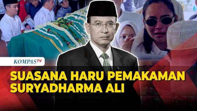 Tangis Keluarga Iringi Pemakaman Jenazah Suryadharma Ali