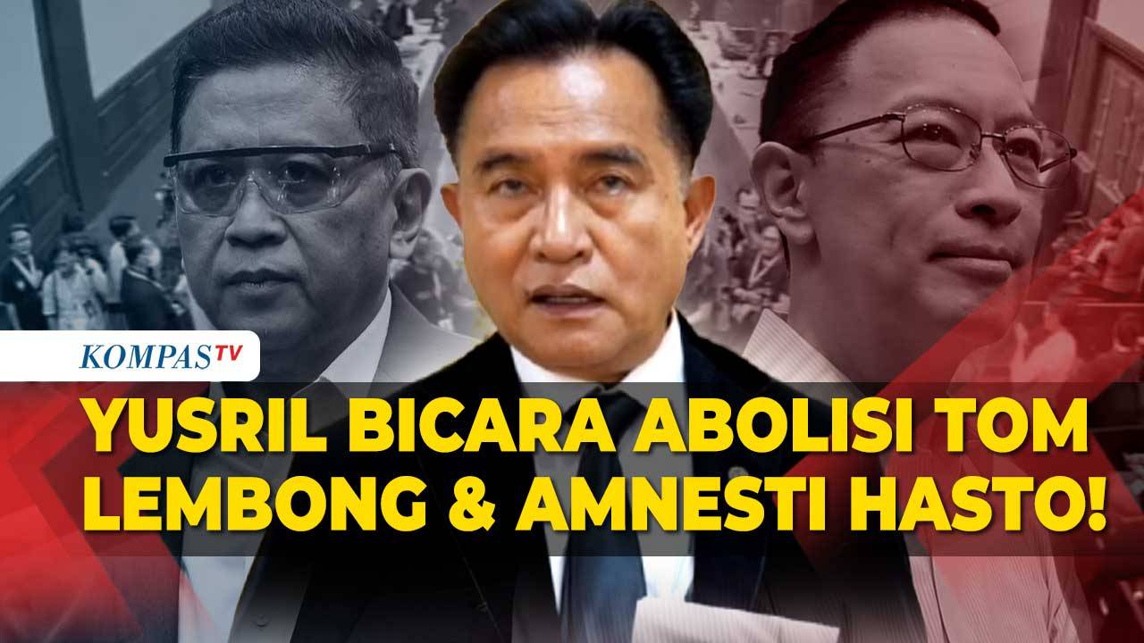 Video: Menko Yusril Bicara Soal Amnesti Hasto & Abolisi Tom Lembong dari Presiden Prabowo