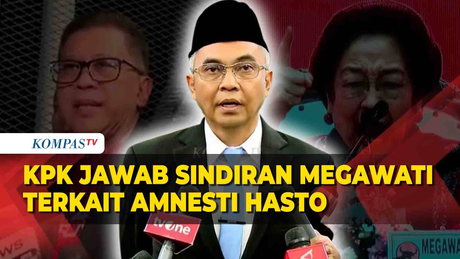 Video: KPK Jawab Sindiran Megawati Terkait Amnesti Hasto Kristiyanto
