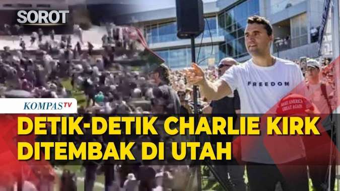 Detik-Detik Charlie Kirk Tewas Ditembak di Utah, Trump Beri Ucapan Duka!