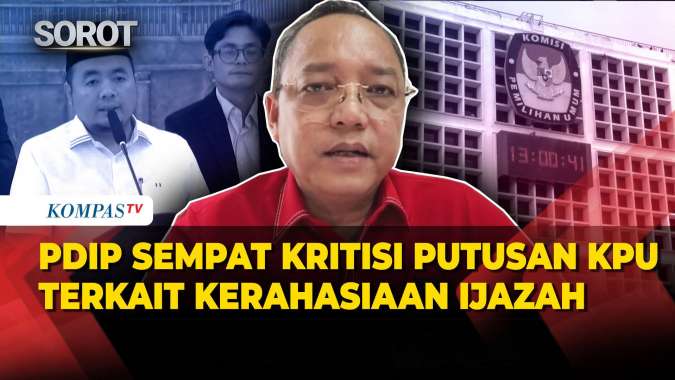 PDIP Deddy Sitorus Sempat Kritisi Putusan KPU Terkait Kerahasiaan ...