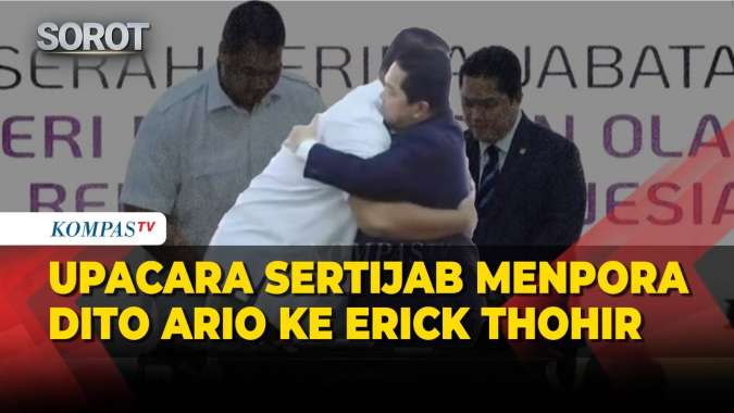 [FULL] Upacara Sertijab Menpora Erick Thohir dari Dito Ariotedjo, Roy Suryo-Andi Mallarangeng Hadir!