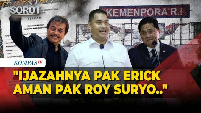 Dito Ariotedjo Tanya Roy Suryo: Ijazah Pak Erick Thohir Aman Pak Roy?