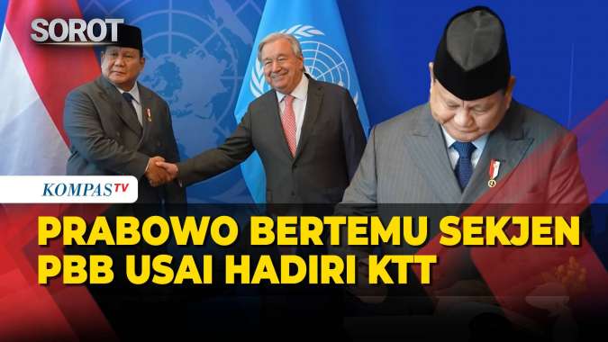 Presiden Prabowo Bertemu Sekjen PBB usai Pidato di KTT soal Palestina