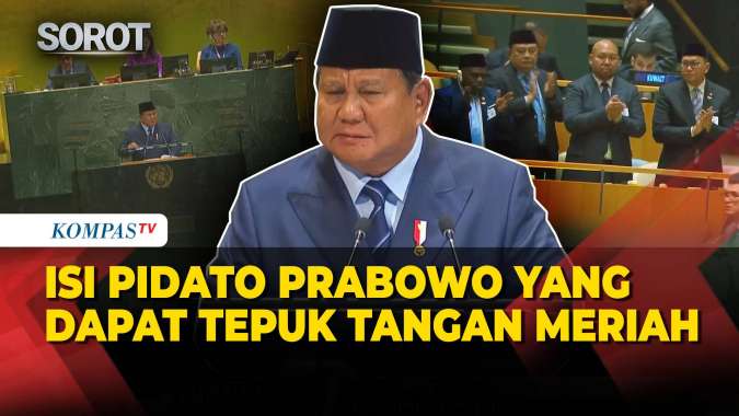 Isi Pidato Prabowo yang Dapat Tepuk Tangan Meriah di Sidang Umum PBB
