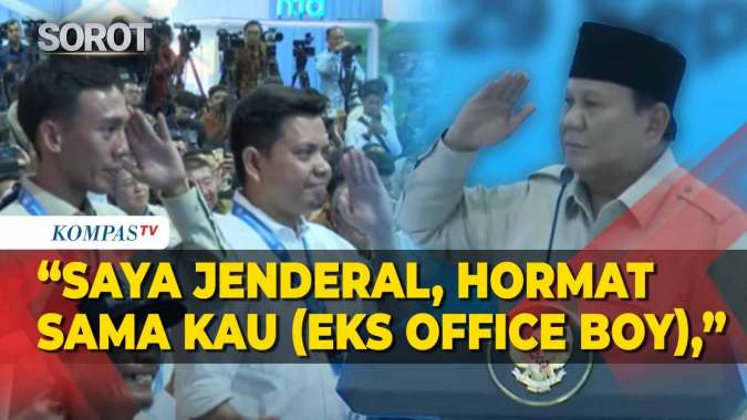 Presiden Prabowo Beri Hormat ke Mantan Office Boy, Ini Alasannya