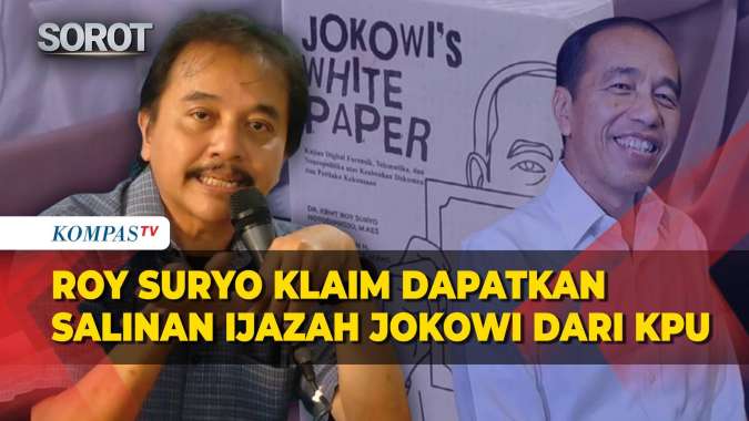 Klaim Roy Suryo Punya Salinan Ijazah Jokowi dari KPU, Yakin Palsu!