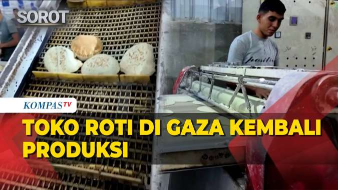 Pabrik Roti di Gaza Produksi Kembali, 300 Ribu Roti per Hari
