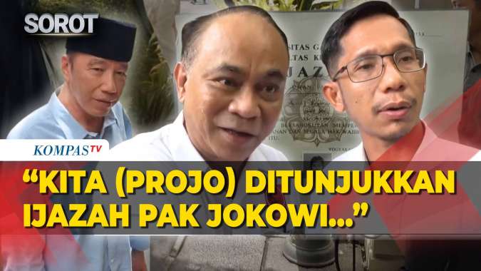 Jokowi Tunjukkan Ijazah ke Relawan Projo, Freddy: Menepis Semua Isu dan ...