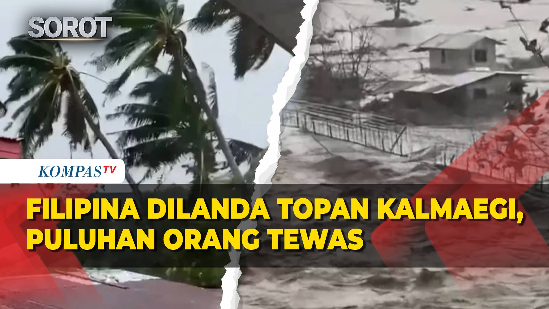 Video: Filipina Dilanda Topan Kalmaegi, Puluhan Orang Dilaporkan Tewas
