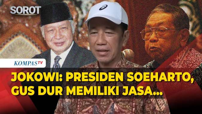 Respons Jokowi soal Usulan Soeharto-Gus Dur Jadi Pahlawan Nasional: Beliau Memiliki Peran dan Jasa