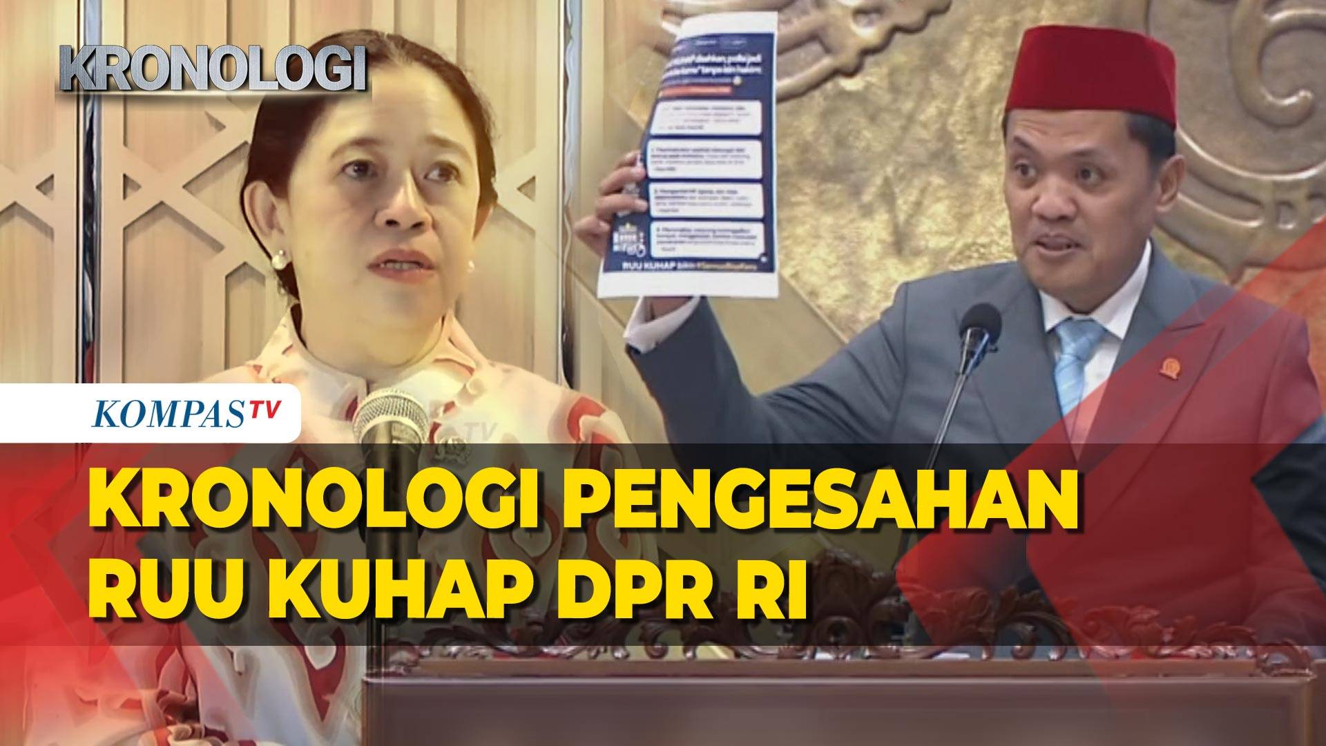 Video: Kronologi Pengesahan RUU KUHAP oleh DPR RI, Berlaku 2026 ,Puan ...