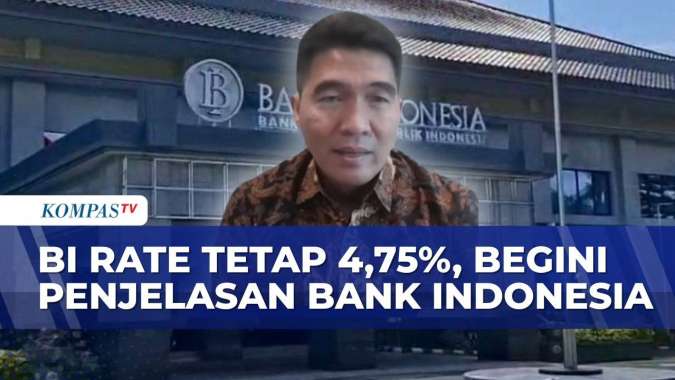 [FULL] Jaga Stabilitas BI Rate Tetap 4,75%, Apa Pertimbangan Bank ...