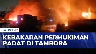 Kebakaran 8 Rumah di Tambora Jakarta Barat, 21 Mobil Damkar Dikerahkan ...