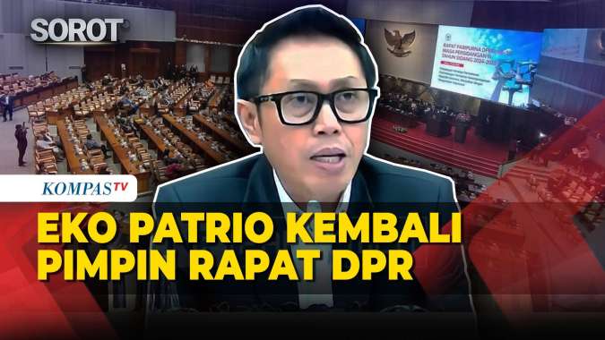 Eko Patrio Kembali Pimpin Rapat DPR usai Dinonaktifkan 4 Bulan