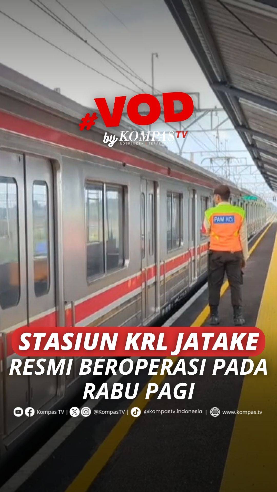 Video: STASIUN KRL JATAKE RESMI BEROPERASI PADA RABU (28/1) PAGI