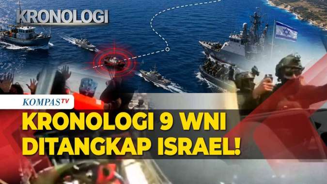 Kronologi 9 WNI Ditangkap Militer Israel, Gabung Armada Kapal Aktivis ...