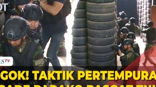 Melihat Taktik Pertempuran Jarak Dekat Prajurit Brigade Parako Pasgat TNI