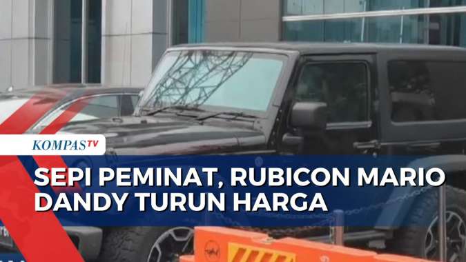 Lelang Mobil Rubicon Mario Dandy Sepi Peminat, Kini Dijual di Harga Rp ...