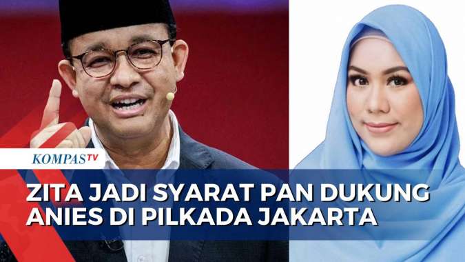 Zita Anjani Jadi Syarat PAN Dukung Anies Baswedan di Pilgub Jakarta