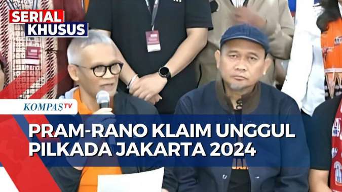 Tim Pramono-Rano Klaim Menangkan Pilkada Jakarta Satu Putaran | SERIAL PILKADA
