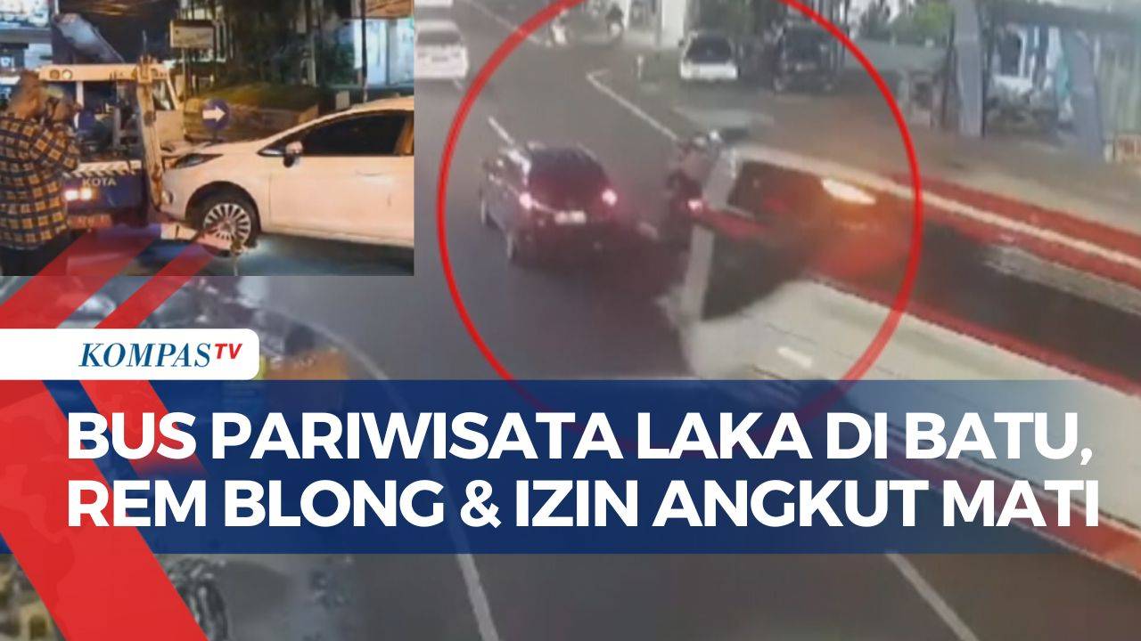 Video: Fakta Kecelakaan Bus Pariwisata di Batu: Rem Blong, Korban Tewas 4 Orang, Tabrak 16 Kendaraan