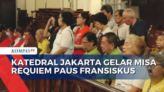 Gereja Katedral Jakarta Gelar Misa Requiem untuk Paus Fransiskus pada 24 April