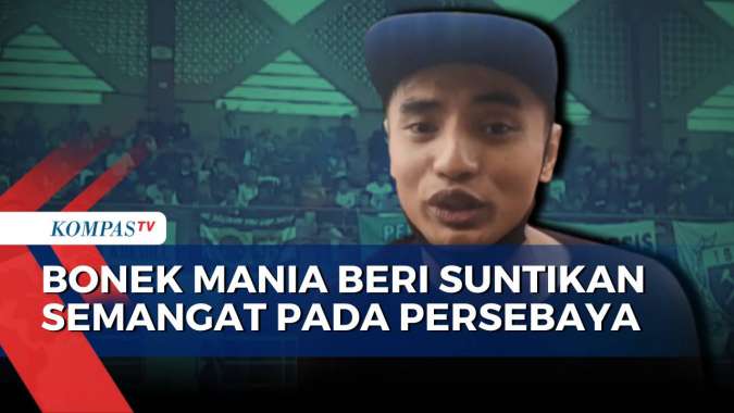 Ratusan Bonek Mania Dukung Persebaya Jelang Derbi Super Jawa Timur ...