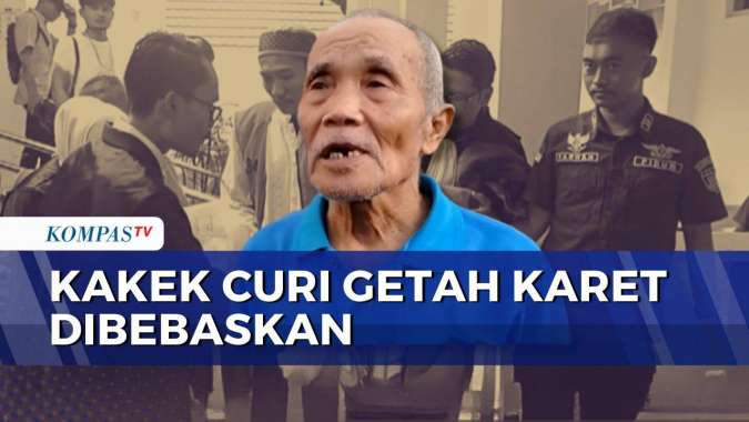 Tangis Haru Kakek Mujiran Dibebaskan Usai 3 Bulan Dipenjara karena Curi ...