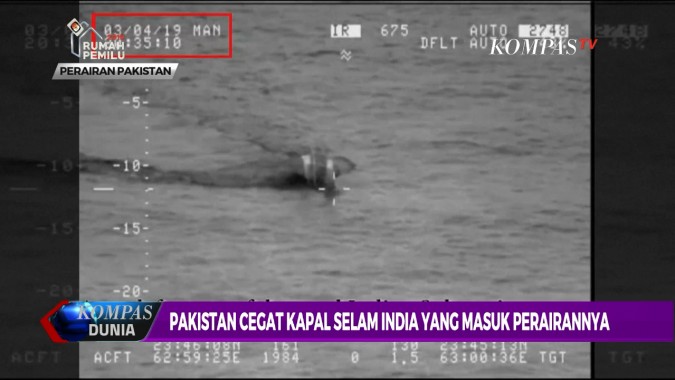 Pakistan Cegat Kapal Selam India yang Masuk Perairannya