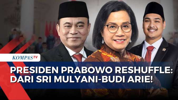 [FULL] Terbaru! Reshuffle Kabinet Merah Putih Prabowo: Dari Sri Mulyani, Dito, hingga Budi Arie