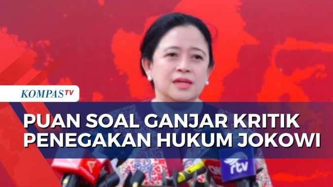 Ganjar Kritik Rapor Penegakan Hukum Era Jokowi Menurun Puan Ganjar