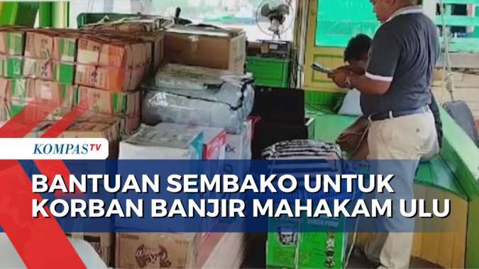 Paket Bantuan Sembako dan Obat-Obatan Mulai Disalurkan ke Korban Banjir di Mahakam Ulu