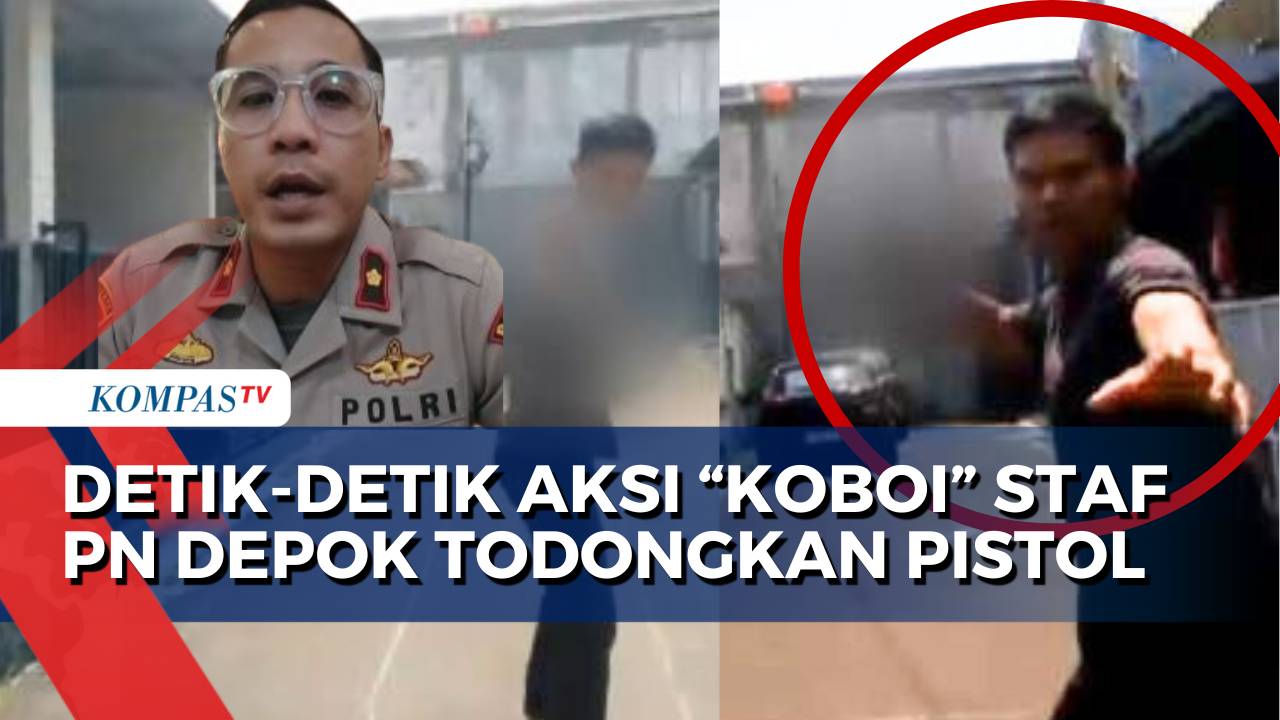 Video: Viral Pegawai PN Depok Todongkan Senjata Api ke Warga, Ini Penjelasan Polisi
