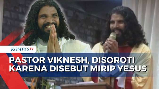 Mengenal Pastor Viknesh dari India, Viral Karena Dianggap Mirip Yesus
